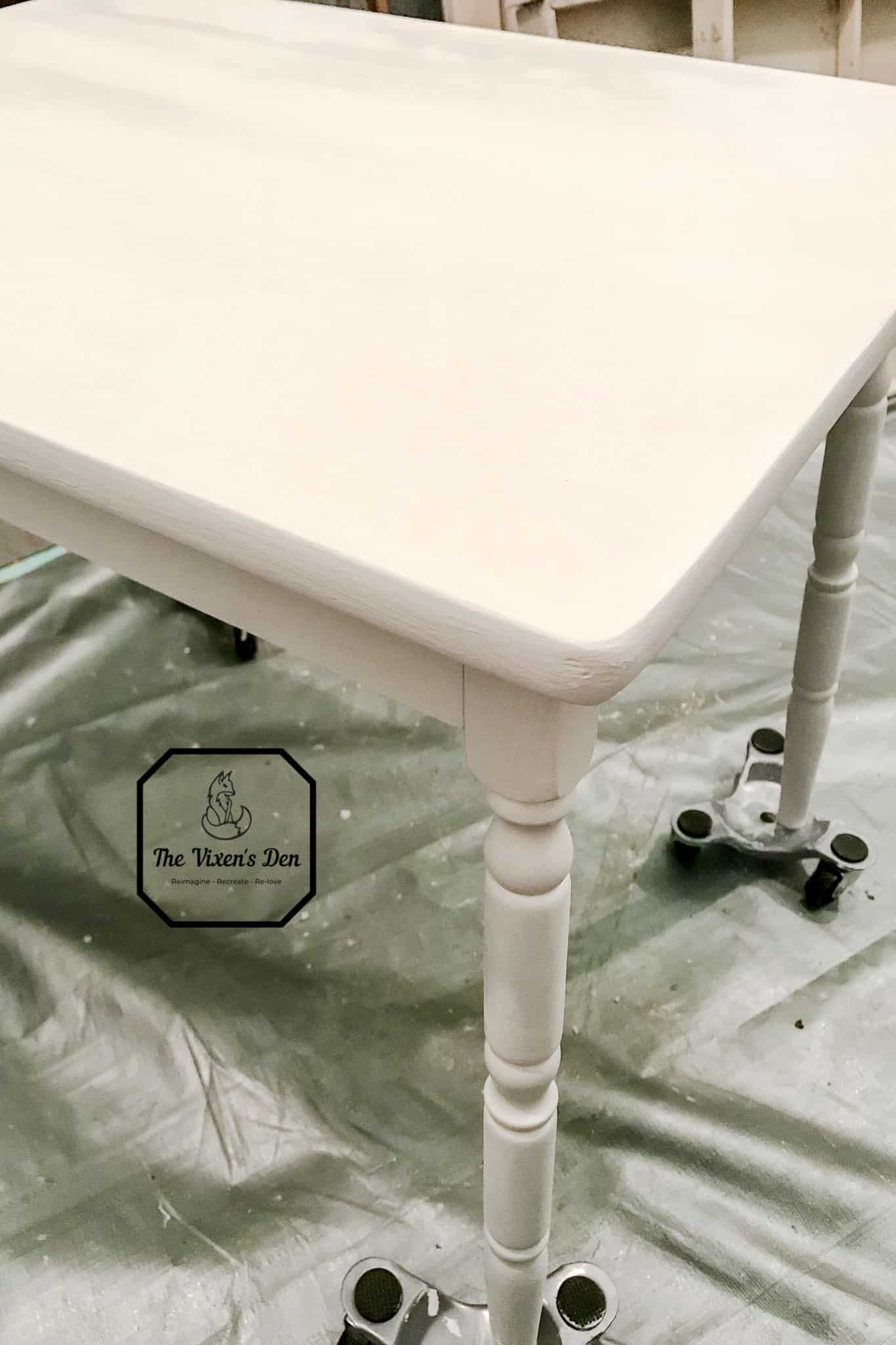 Chalk Painted Children's Table - The Vixen's Den Studio