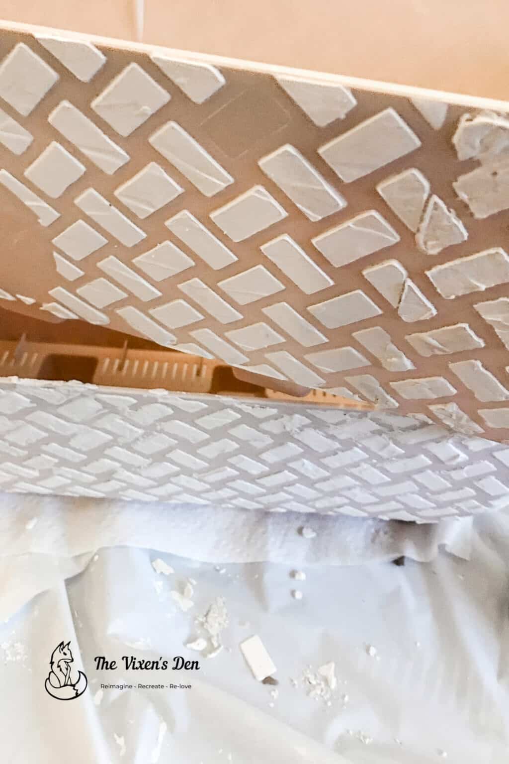 How to Create a Raised Stencil - The Vixen's Den Studio
