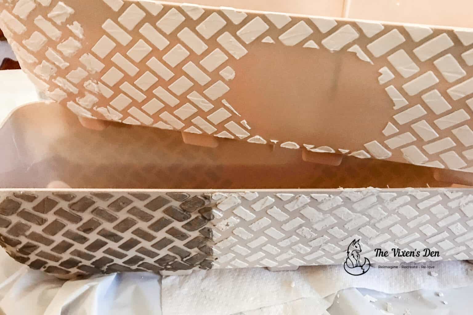 How to Create a Raised Stencil - The Vixen's Den Studio