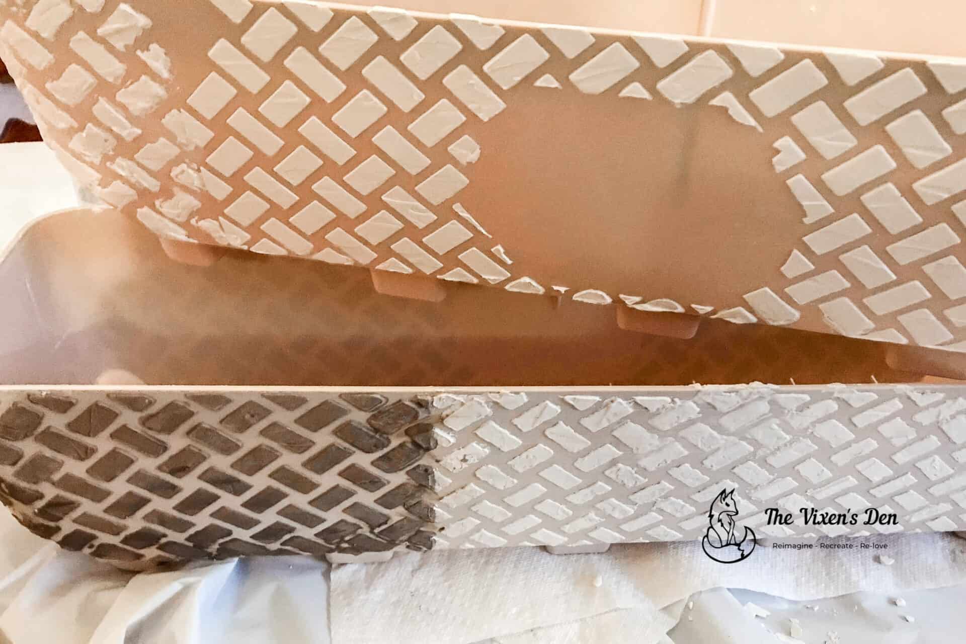 How to Create a Raised Stencil - The Vixen's Den Studio