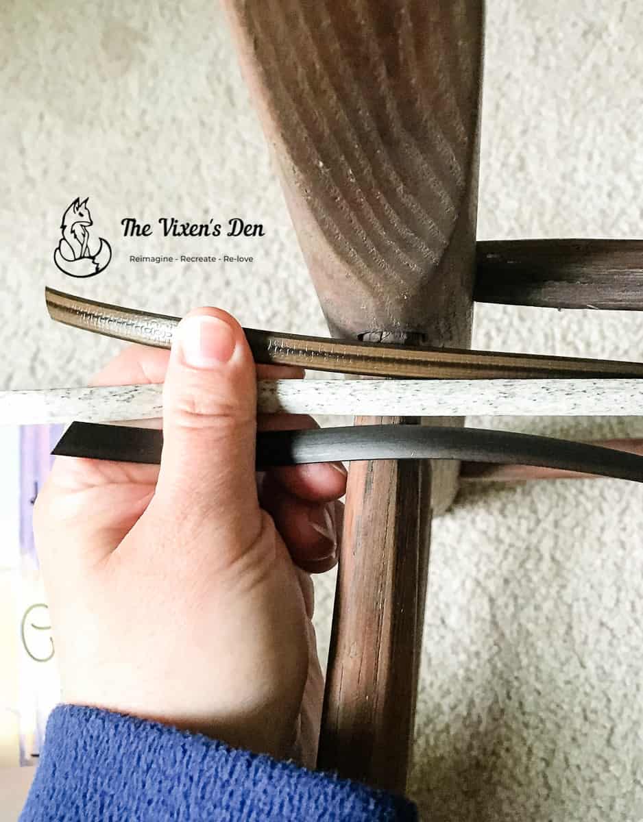 How to Weave a Chair Seat with Faux Rattan Reed/Splint - The Vixen's ...
