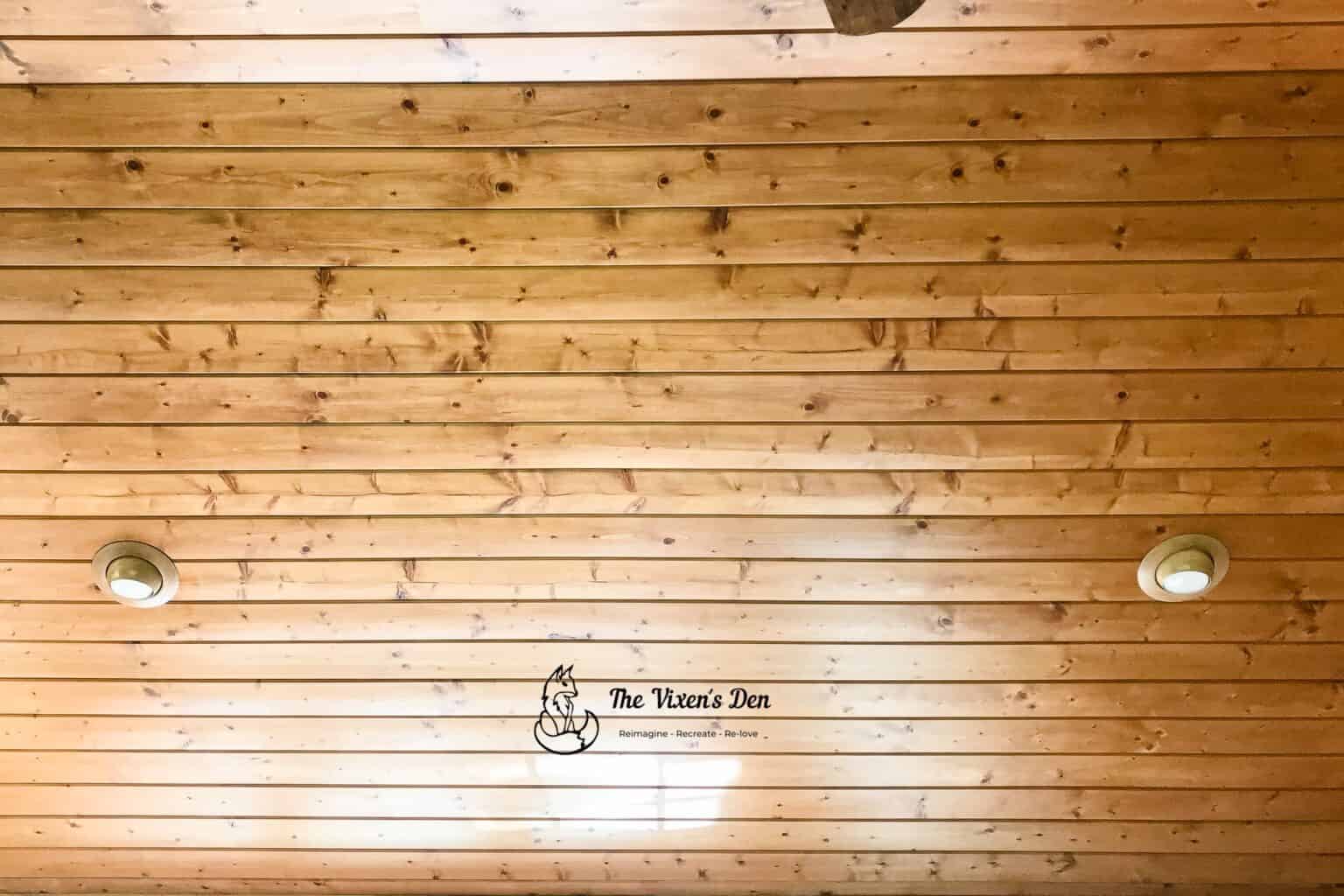 How to Update Recessed Can Lights with Stain! - The Vixen's Den Studio