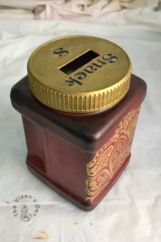 How to Upcycle a Plastic Jar into a Beautiful DIY Coin Bank - The Vixen ...