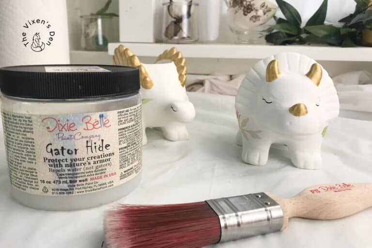 How to Apply Rub On Transfers to a Rounded Surface - The Vixen's Den