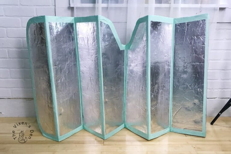 Painting with Toddlers - DIY Upcycled Cardboard Sunshade - The Vixen's ...