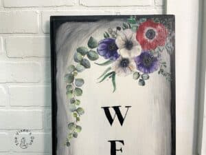Cabinet Door Upcycle: DIY Reversible Christmas/Welcome Porch Sign - The ...