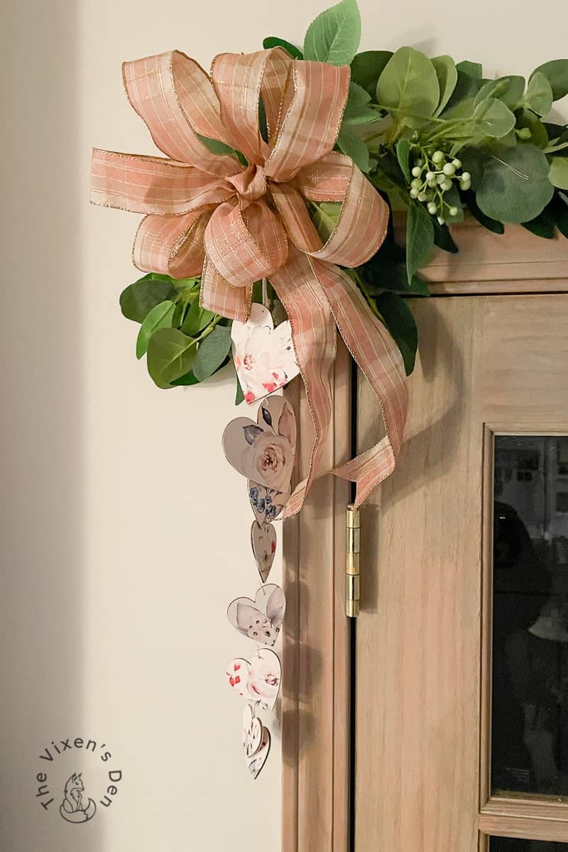 DIY Valentine's Garland or Wreath Charms - The Vixen's Den Studio