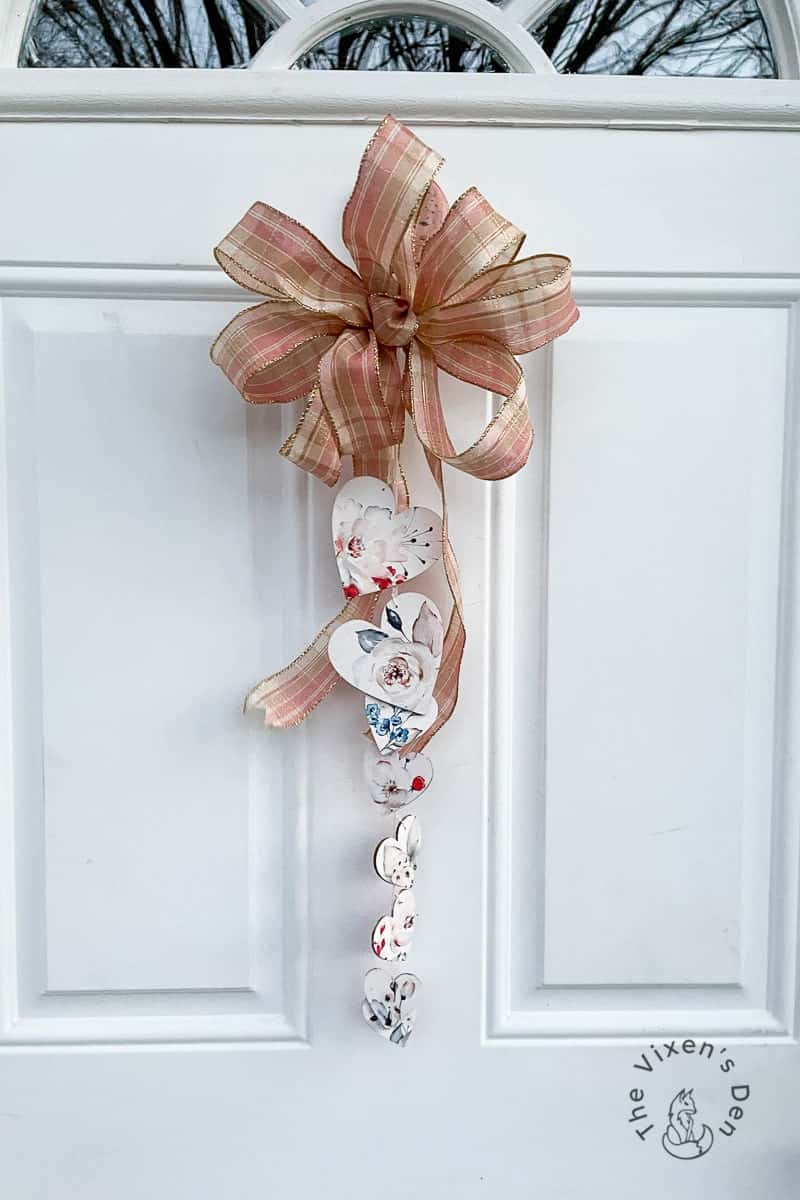 DIY Valentine's Garland or Wreath Charms - The Vixen's Den Studio