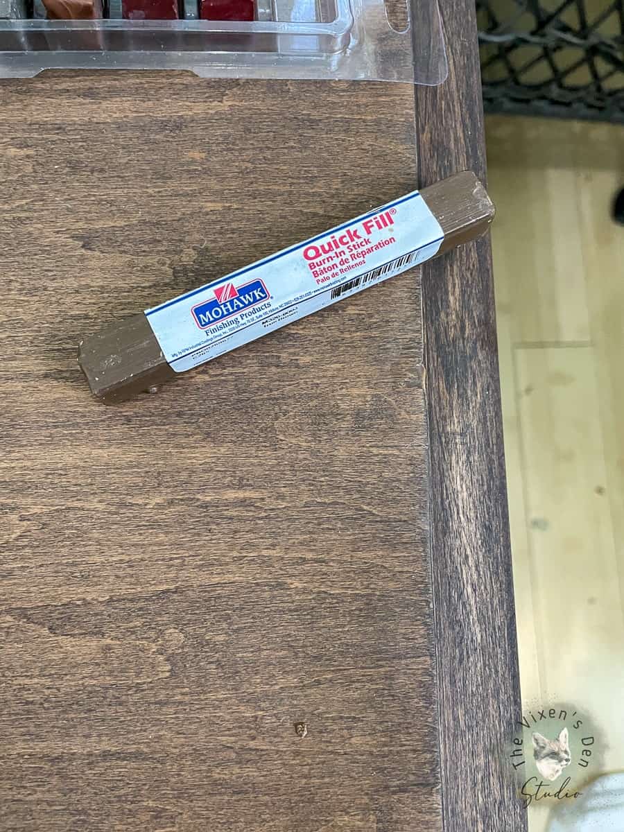 How to Repair Chipped Veneer Using Burn-In Wood Filler - The Vixen's ...