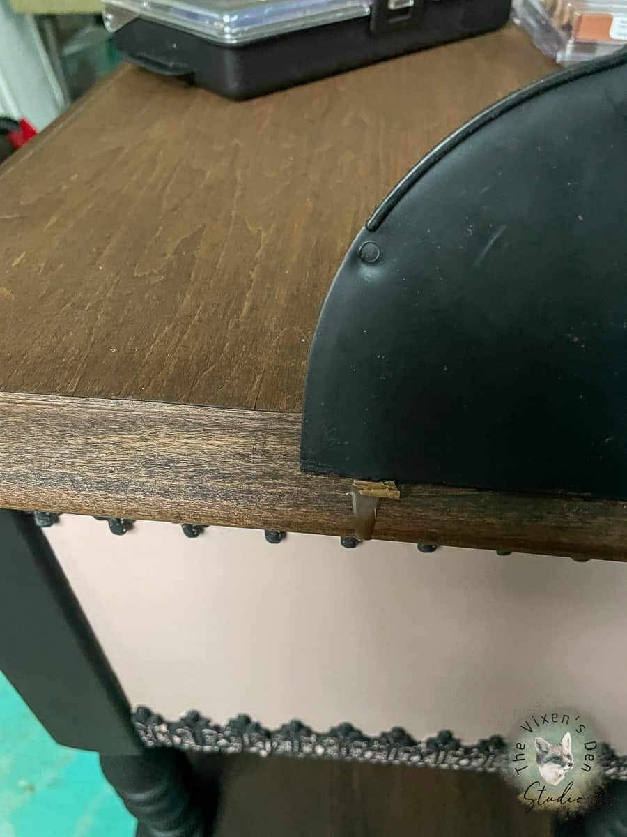 How to Repair Chipped Veneer Using Burn-In Wood Filler - The Vixen's ...