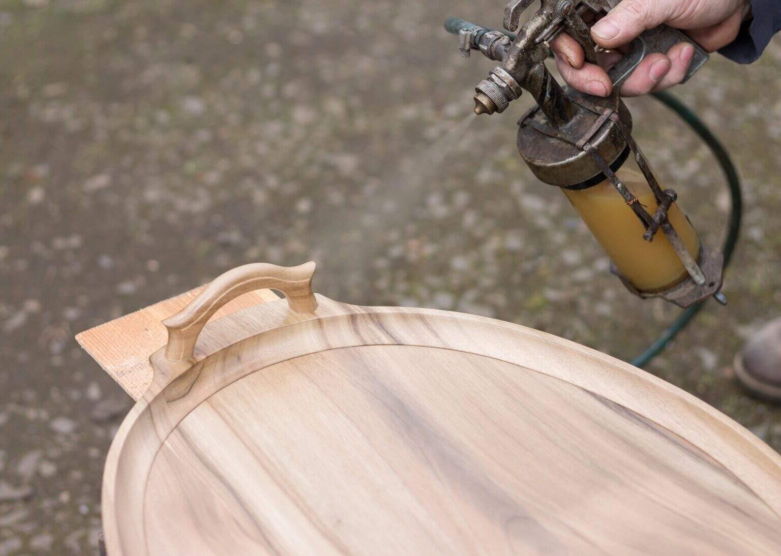 Beginners Guide to Lacquered Wood Furniture Finish - The Vixen's Den Studio